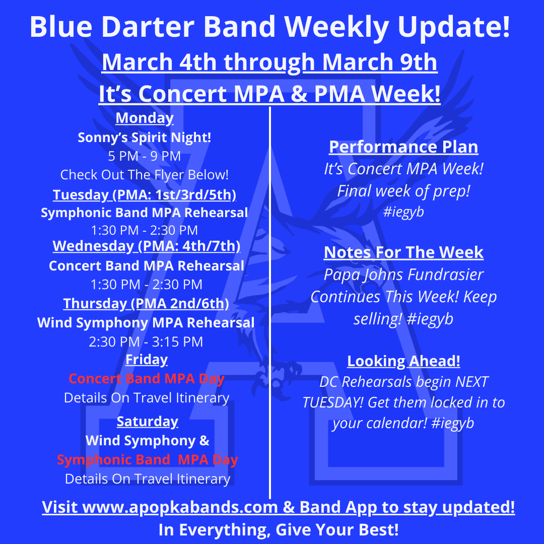 Apopka High School Band | The official website of the Apopka High ...